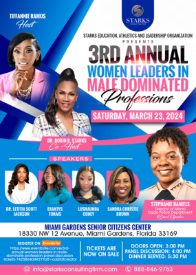 3rd Annual Women Leaders in Male Dominated Professions Panel & Dinner ...